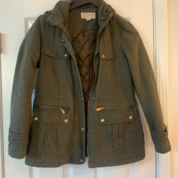 MICHAEL Michael Kors | Jackets & Coats | Michael Kors Olive Green ...